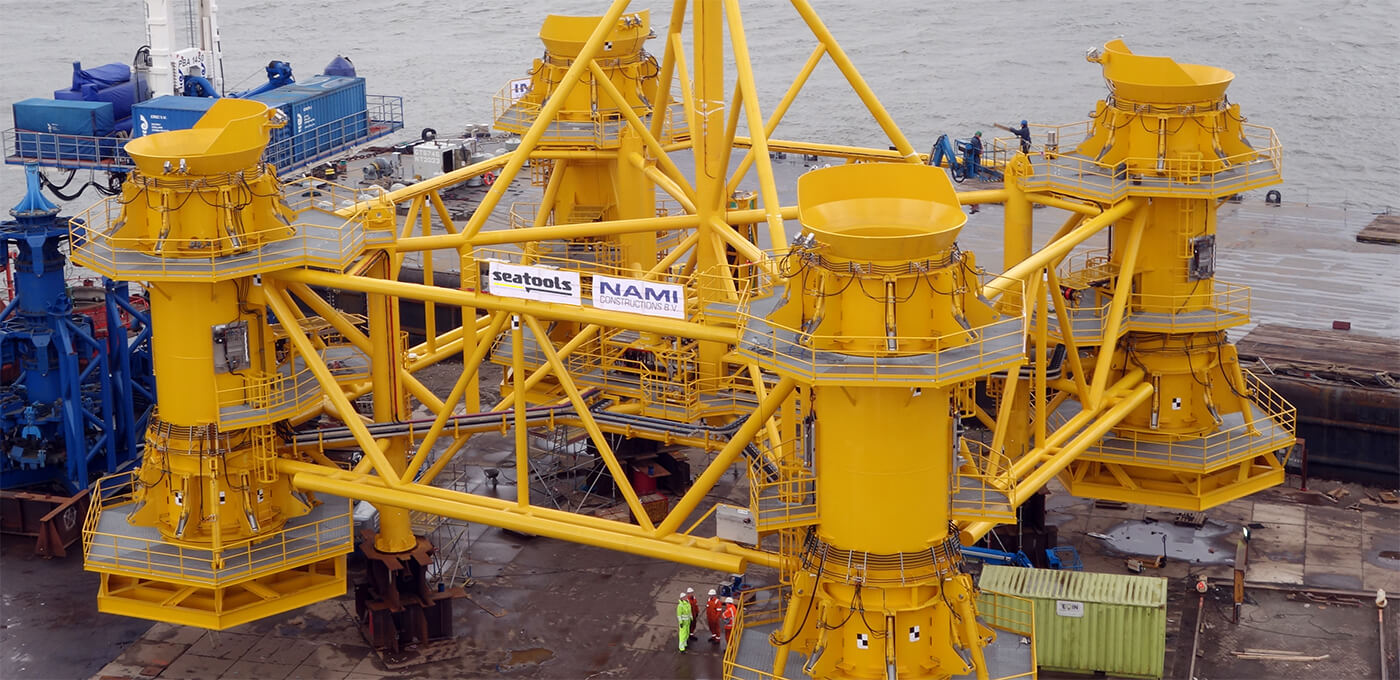 Pre-piling template for efficient and accurate offshore pile ...